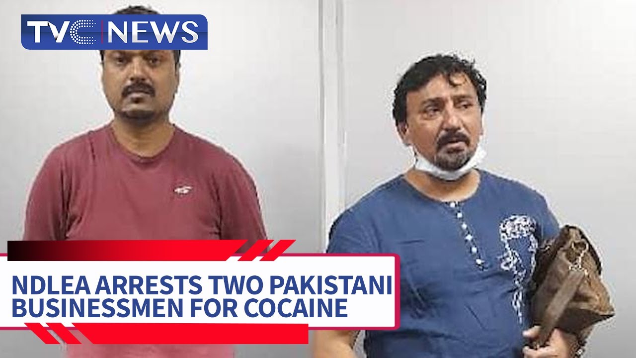 NDLEA Arrest Two Pakistani Businessmen At MMA - YouTube