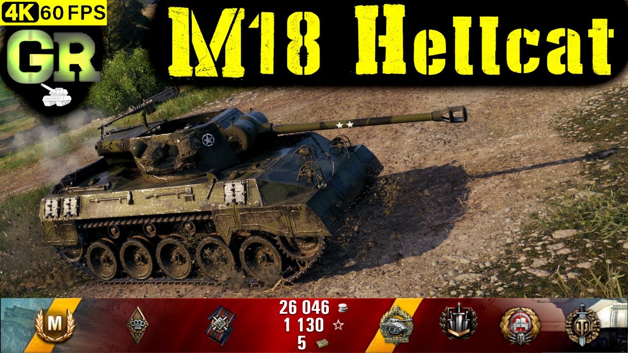World of Tanks M18 Hellcat Replay - 8 Kills 2.6K DMG(Patch 1.4.1) - YouTube