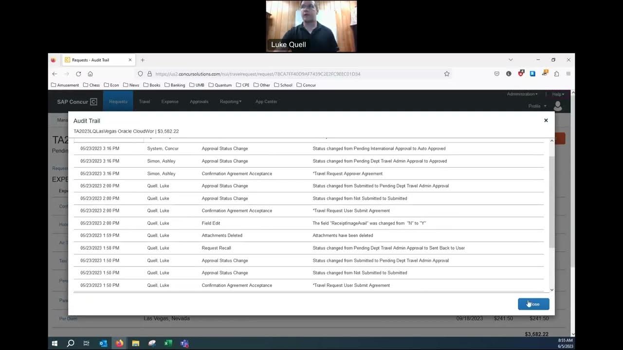 Concur Video Series Approval Workflow - YouTube