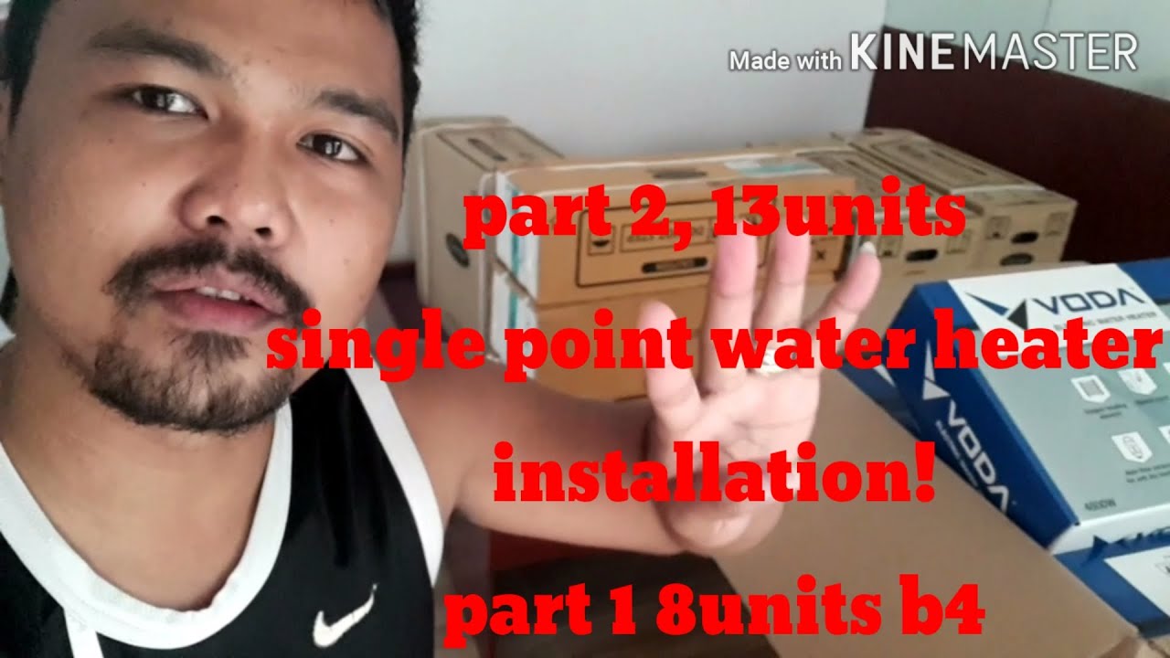 how to install single point water heater for free in bohol (part2 ...