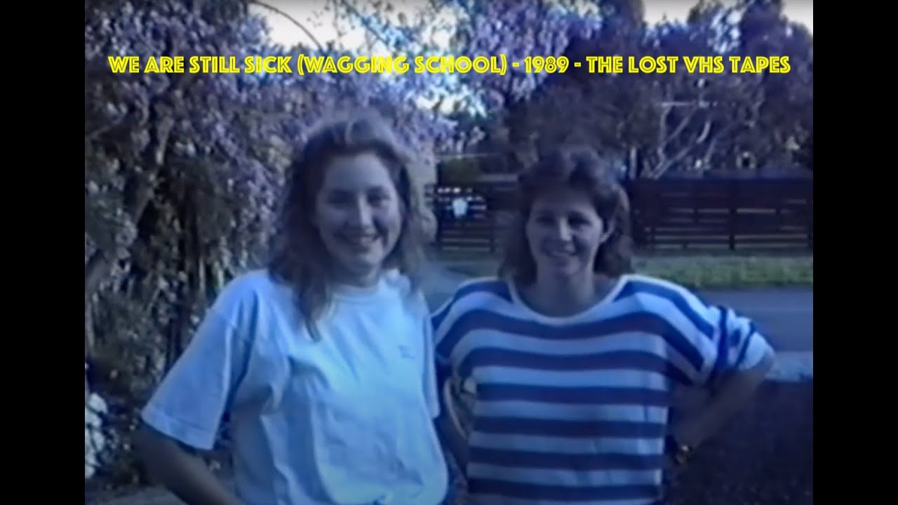 Still wagging school in 1989 with the schools VHS camera - YouTube