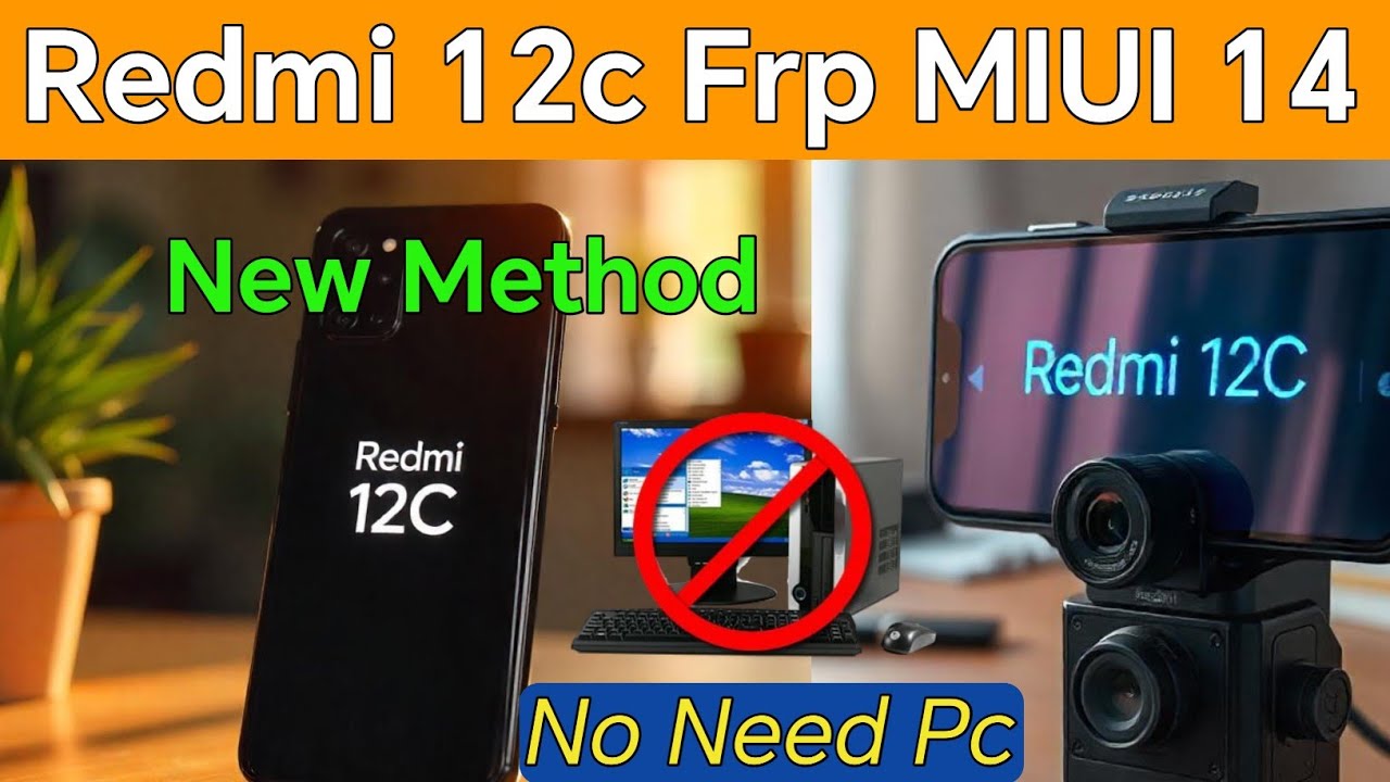 Redmi 12c Frp MIUI 14 New Method// Redmi 12c Google Lock Remove // Miui ...