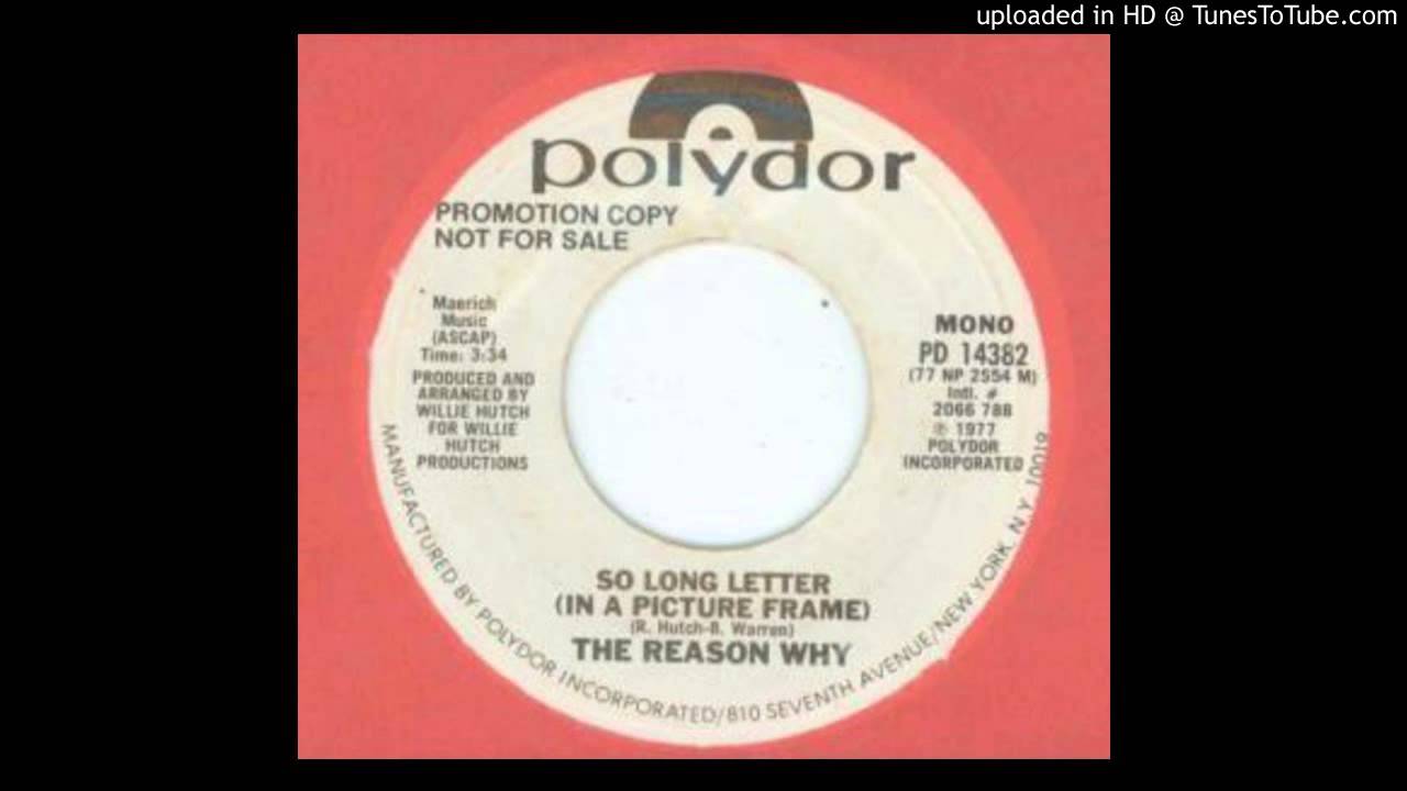 The Reason Why - So Long Letter (In A Picture Frame) - YouTube