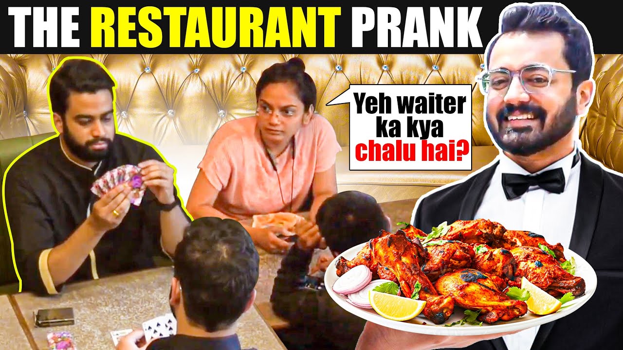 Funniest Restaurant Prank🤣 | Because Why Not - YouTube