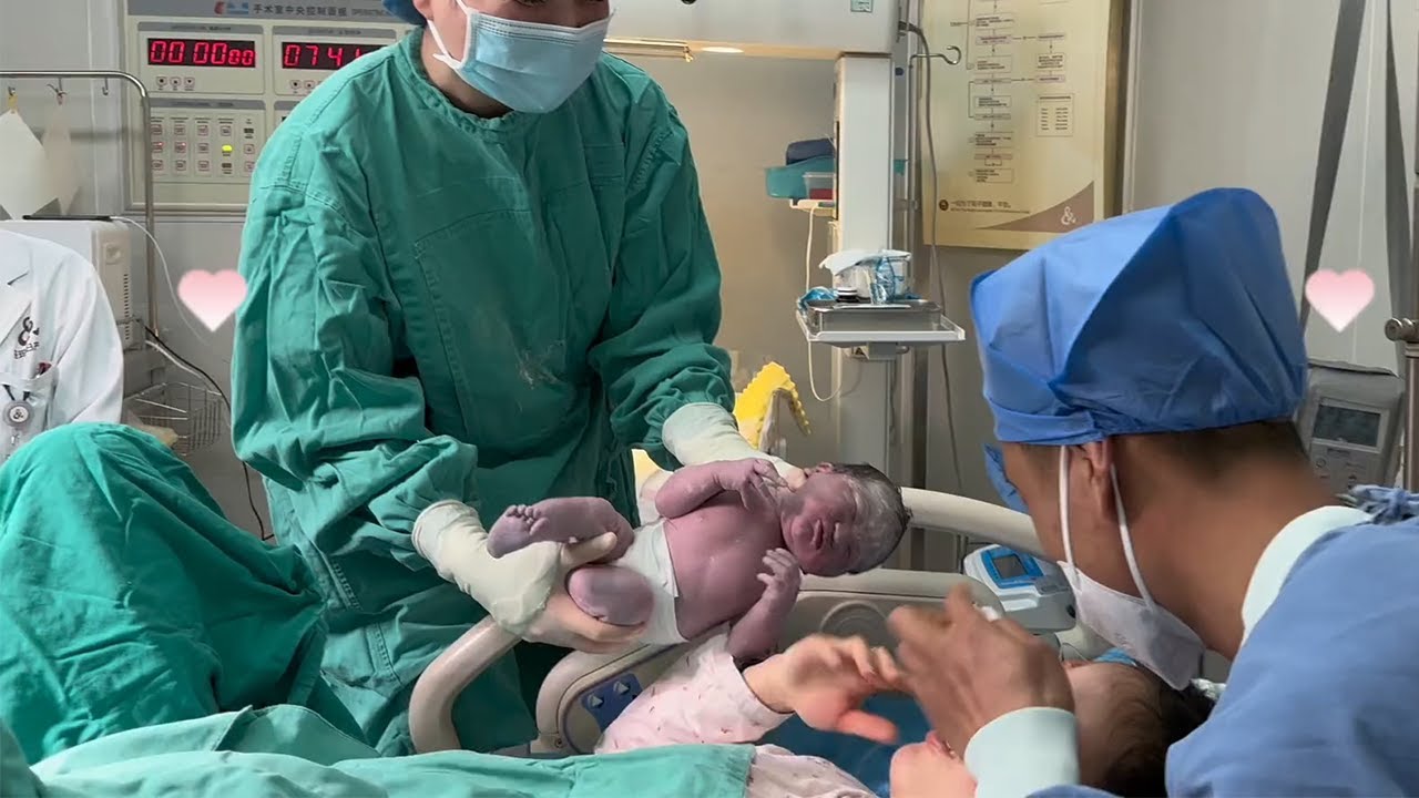 Childbirth - Normal Delivery| LIVE BIRTH VLOG | C-SECTION DELIVERY IN ...