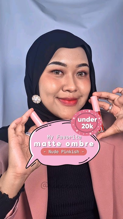 Ombre Lip Nude Pinkish With Pinkflash Lip Cream Matte 🎀 Viralshorts Makeup Tutorial Youtube