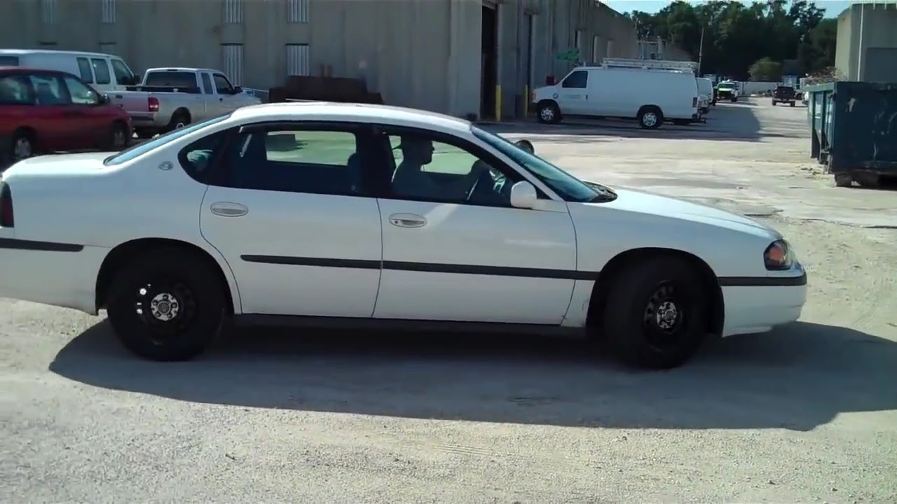 2005 Chevrolet Impala 3.8L V6 Police Interceptor (7402) - YouTube