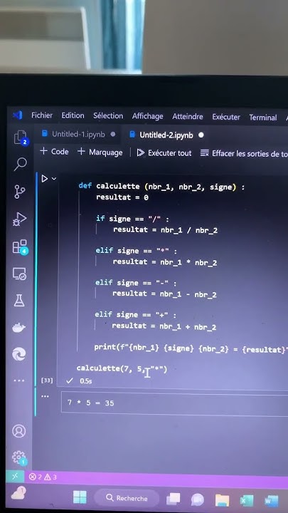Python, créer une calculatrice - YouTube