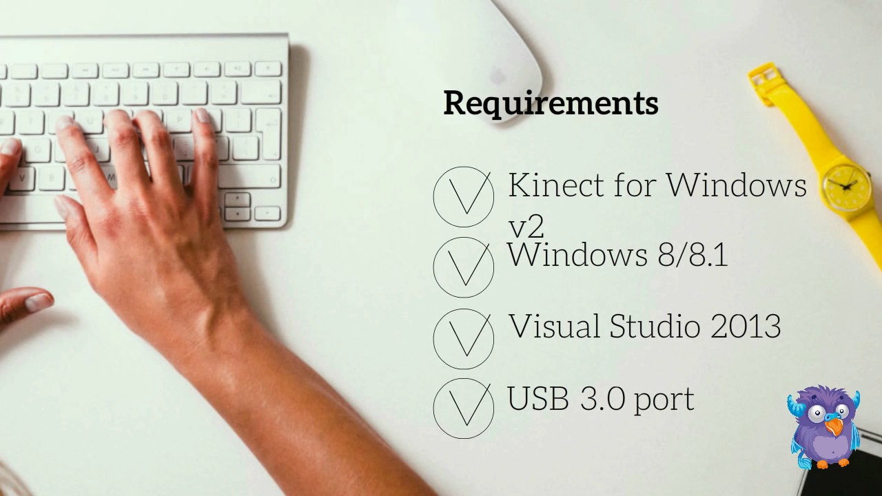 KINECT FOR WINDOWS VERSION 2: BODY TRACKING TUTORIAL - YouTube