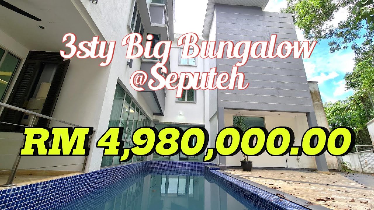 3 Sty Big Bungalow with Swimming Pool @Seputeh Point (EP26) - YouTube