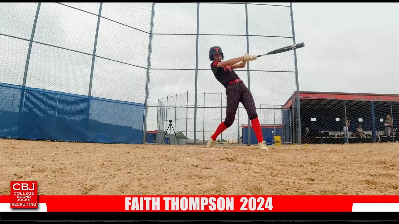 Faith Thompson 2024 Outfielder/Shortstop Softball Skills Video - YouTube