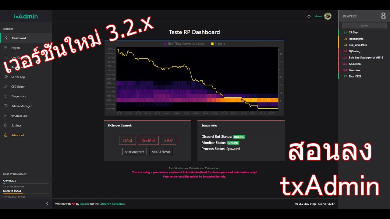 [FiveM] สอนลง txAdmin เวอร์ชันล่าสุด 3.2.0 - YouTube
