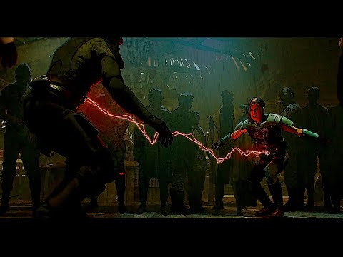 Cara Dune la pelea en el bar | El Mandalorian