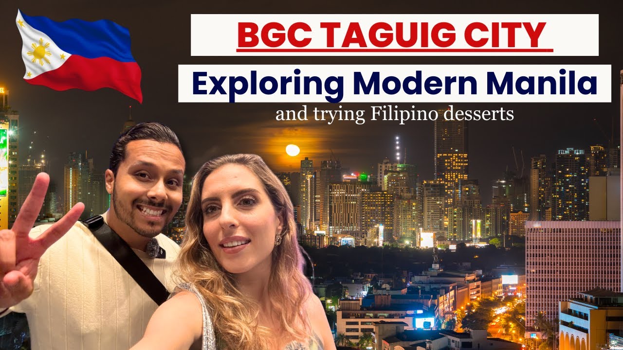 Exploring Modern Manila 🇵🇭 Trying Filipino food in BGC (Bonifacio ...