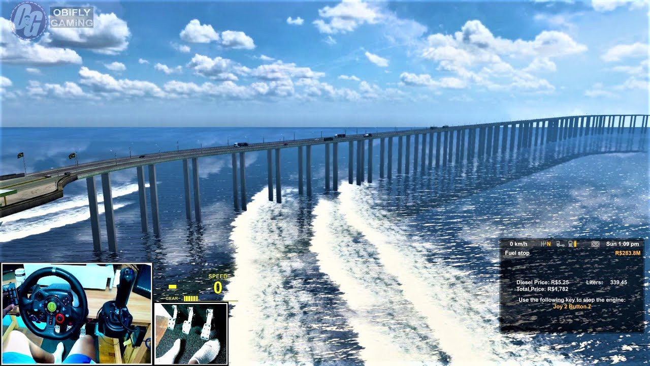 Across the Atlantic ETS2 Mapa EAA Longest world Bridge road connection ...
