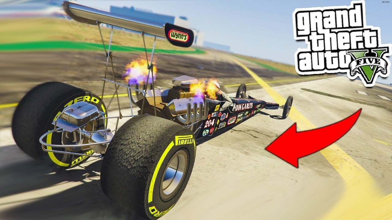 GTA 5 Mod: INSANE DRAGSTER MOD 💥🚘 (GTA 5 Mods Gameplay) - YouTube
