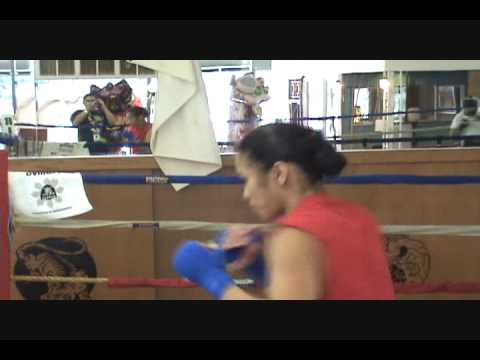Ana Julaton prepares for her upcoming bout against Donna Biggers - YouTube