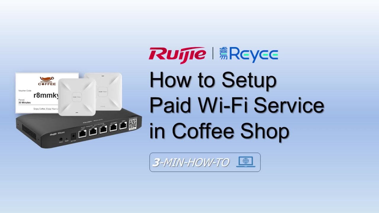 【3min-how-to】12. How to Setup Paid Wi-Fi Service in Coffee Shop？ - YouTube