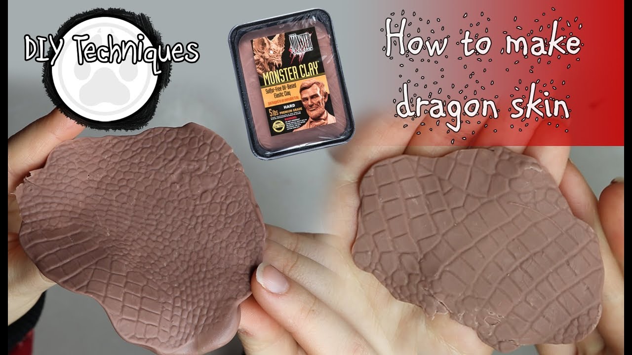 How to Sculpt Dragon skin with Monster Clay - YouTube