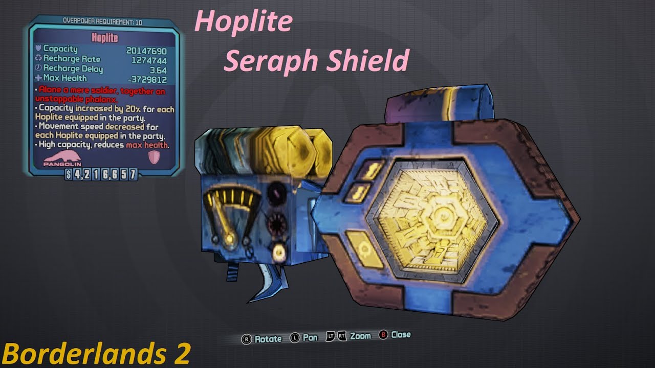 Largest Capacity Shield Borderlands 2
