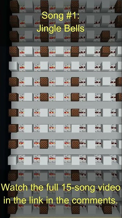 Jingle Bells in Minecraft Note Blocks - YouTube