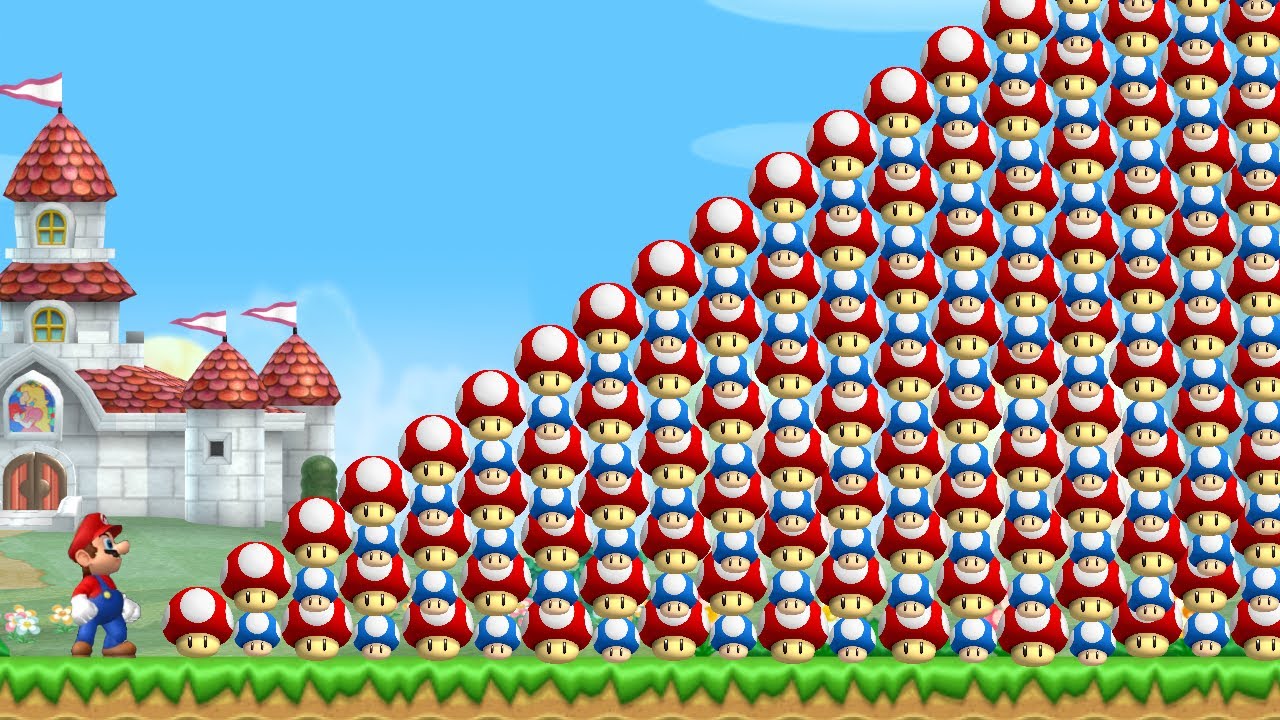 Can Mario Collect 999 Mushrooms and Mini Mushrooms in New Super Mario ...