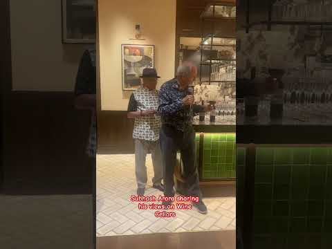 Subhash Arora also known as Wine Guy India talking about need for good ...