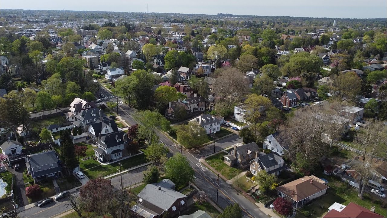 Stunning views of East Oak Lane Philadelphia - YouTube