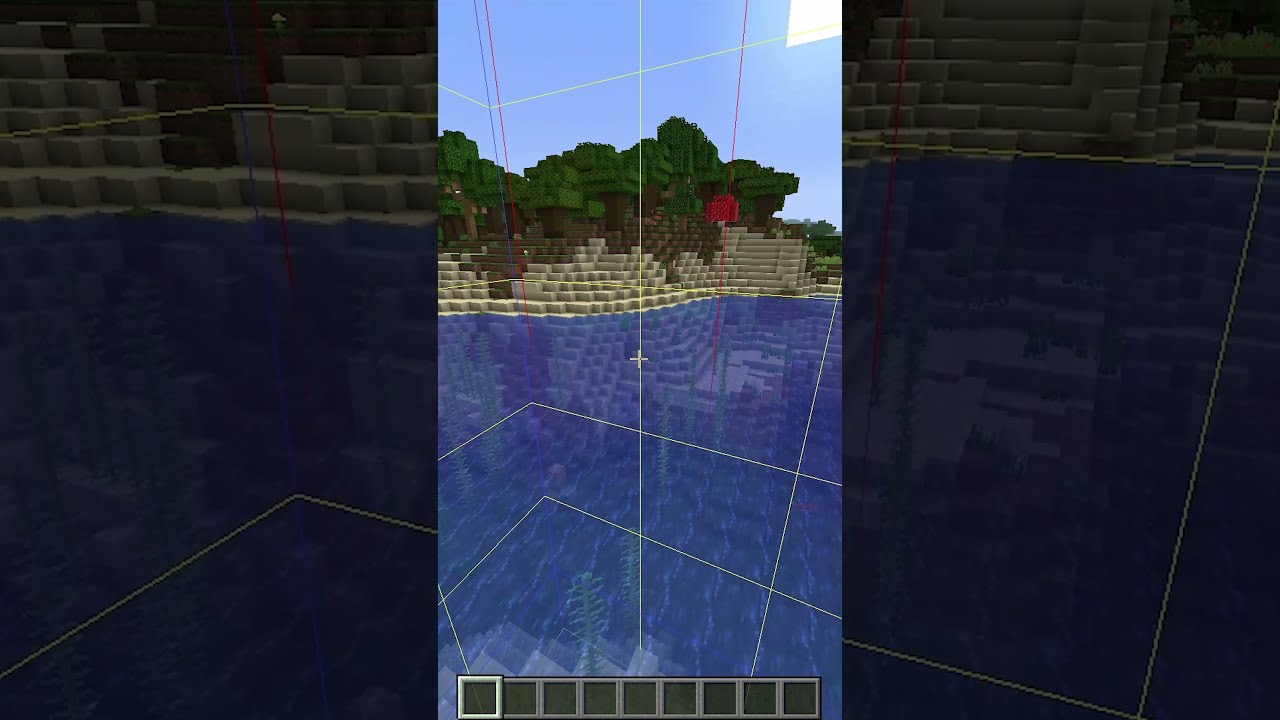 Minecraft Chunk Border Trick - YouTube