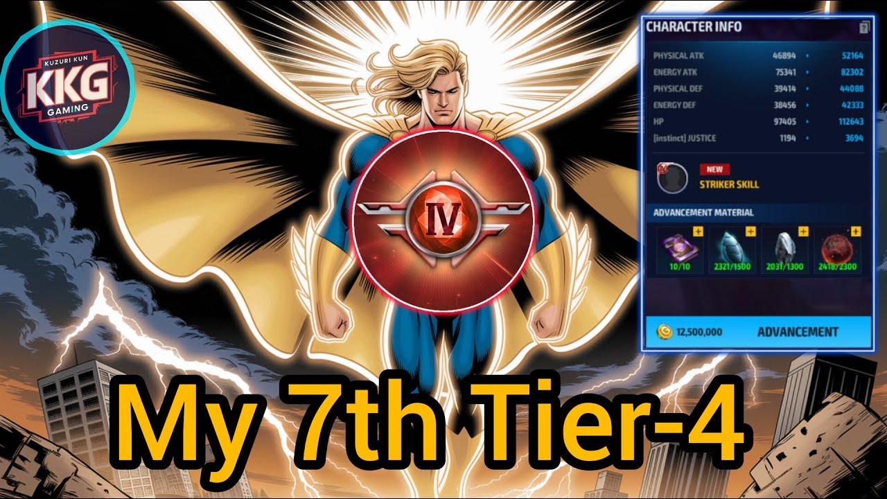 🔥 My 7th Tier-4 in Marvel Future Fight! ⚡ Sentry Tier-4 Advancement ...
