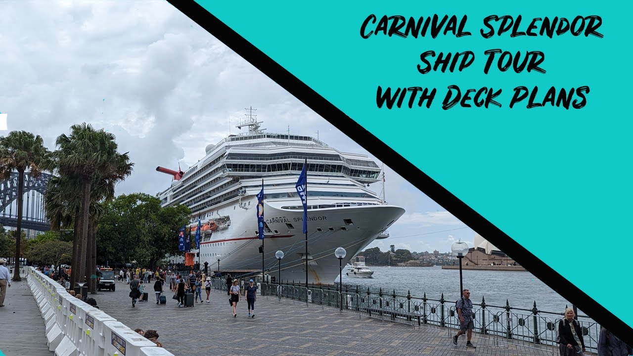 Old Carnival Splendor full ship tour with deck plans 2023 - YouTube