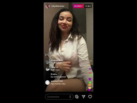 Compilation Twerk de Ruby Nikara en Live instagram !