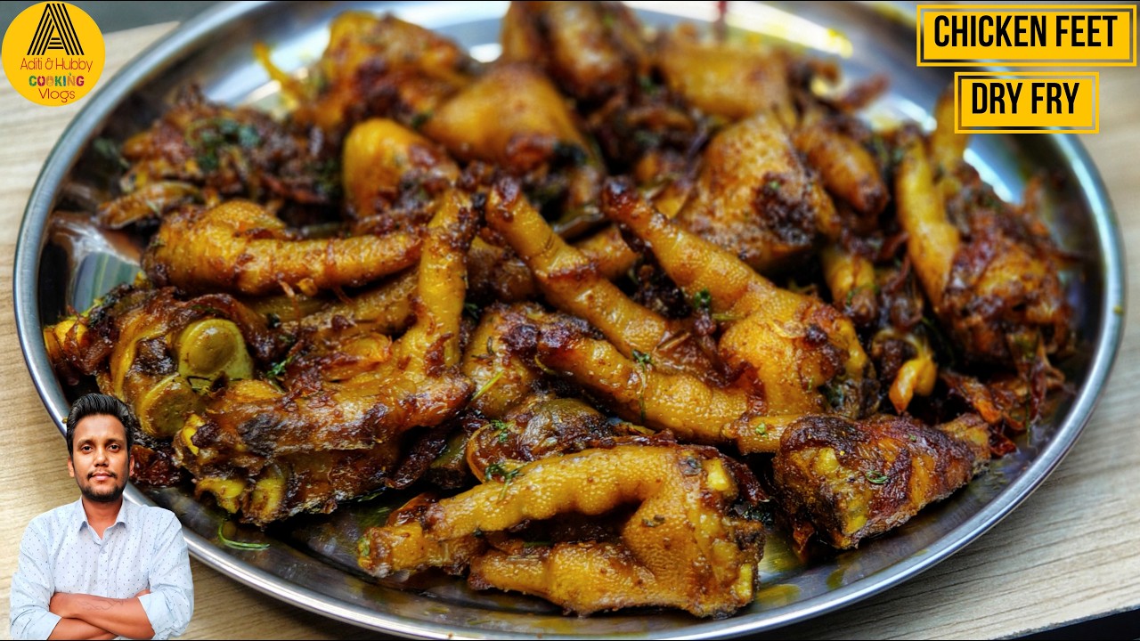 Easy & Tasty Chicken Feet Fry Recipe | Chicken Panja Fry | Chicken Feet ...