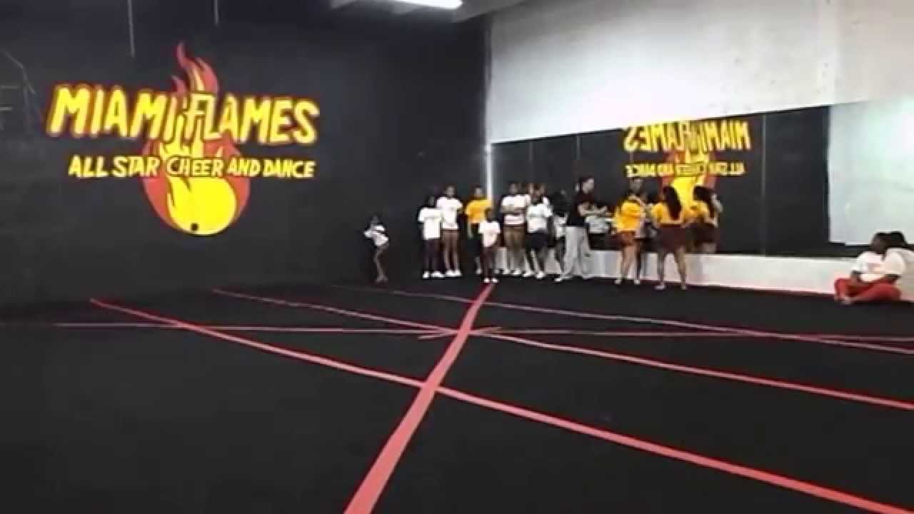 Miami Flames Allstar Cheer and Dance - YouTube