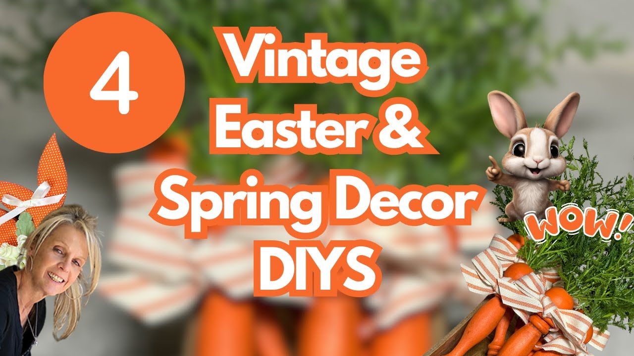 4 *NEW* Spring & Easter Diy Decor Ideas - High End Easter On A Budget ...