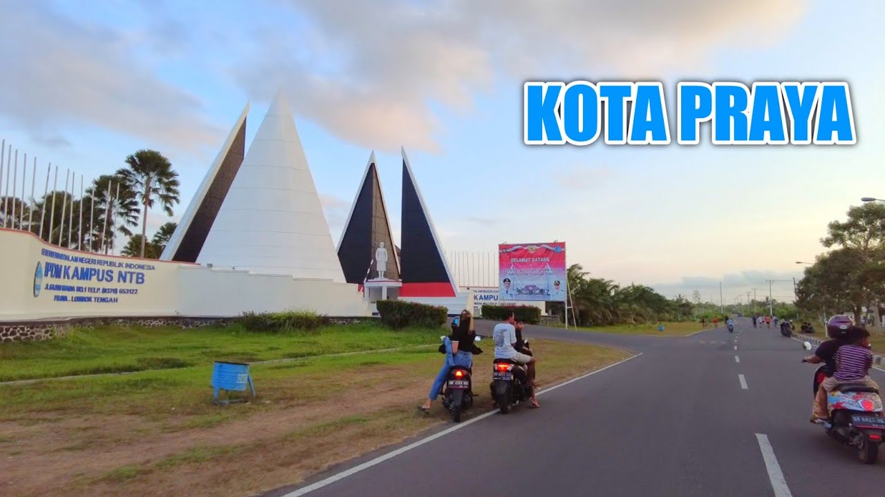 🟢Menjelang Sore Di Kota Praya Lombok Tengah - YouTube