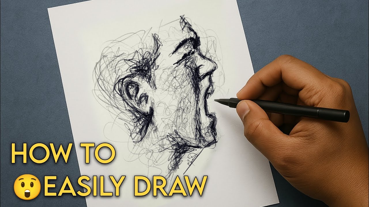 How to draw anger can destroy anything || Easy and simple drawing step ...