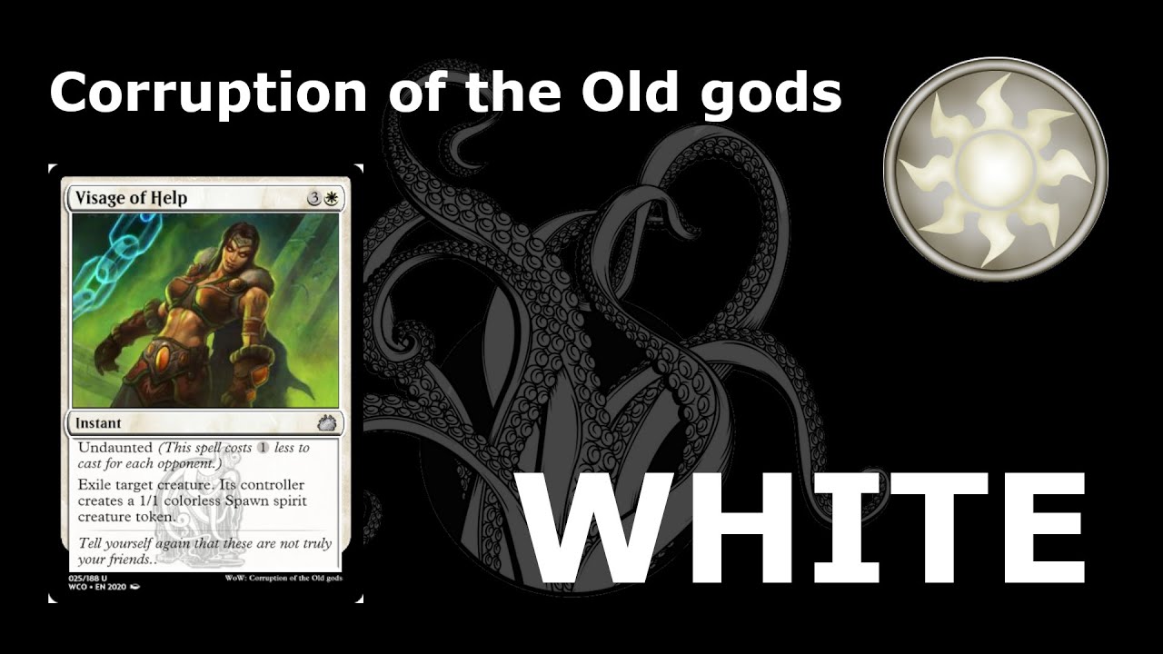 Corruption of the Old gods White | World of Cardcraft | Custom Magic ...