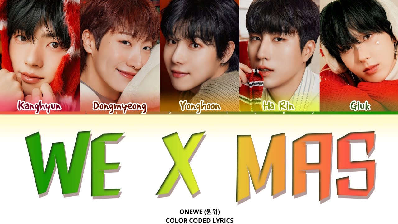 ONEWE 'WE X MAS' COLOR CODED LYRICS - YouTube