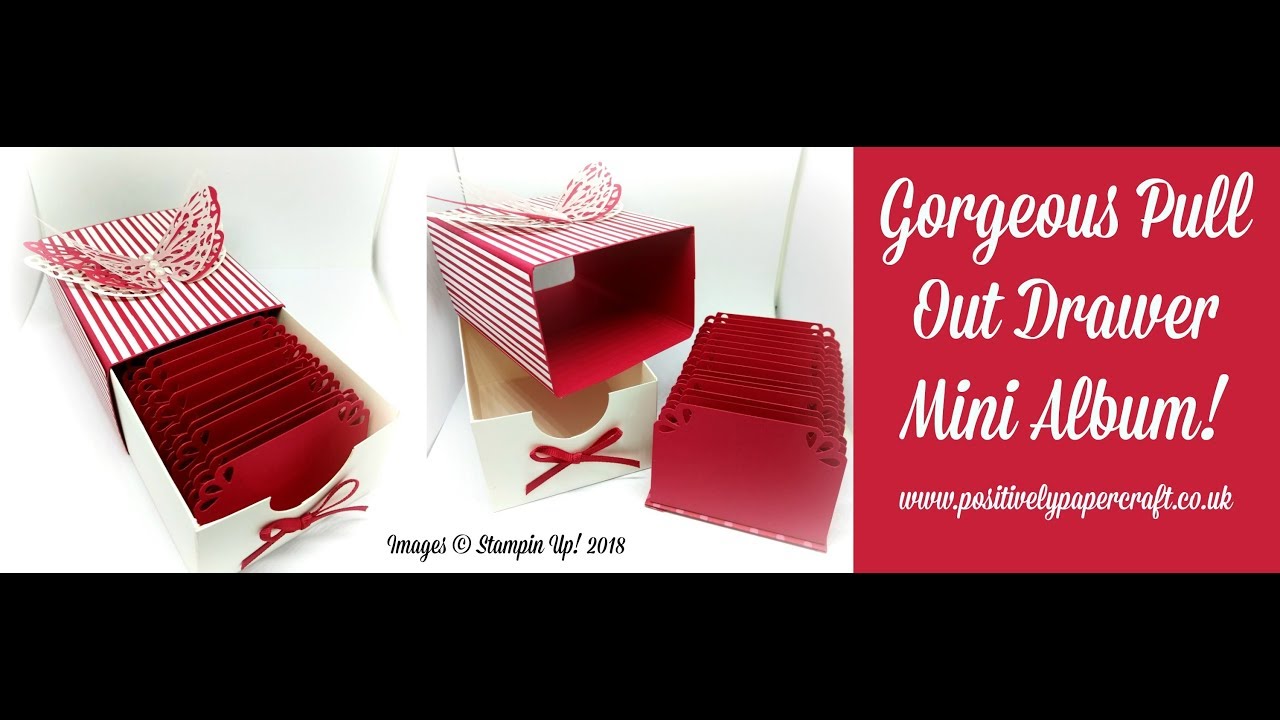 Gorgeous Mini Album In a Pull Out Draw!! - YouTube