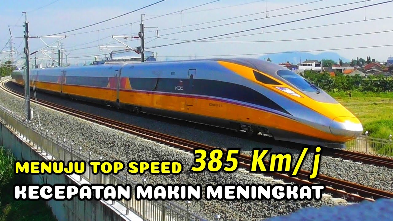 Kereta Cepat Terus Di Uji Kecepatan Menuju 385 Km/h, Bolak Balik ...