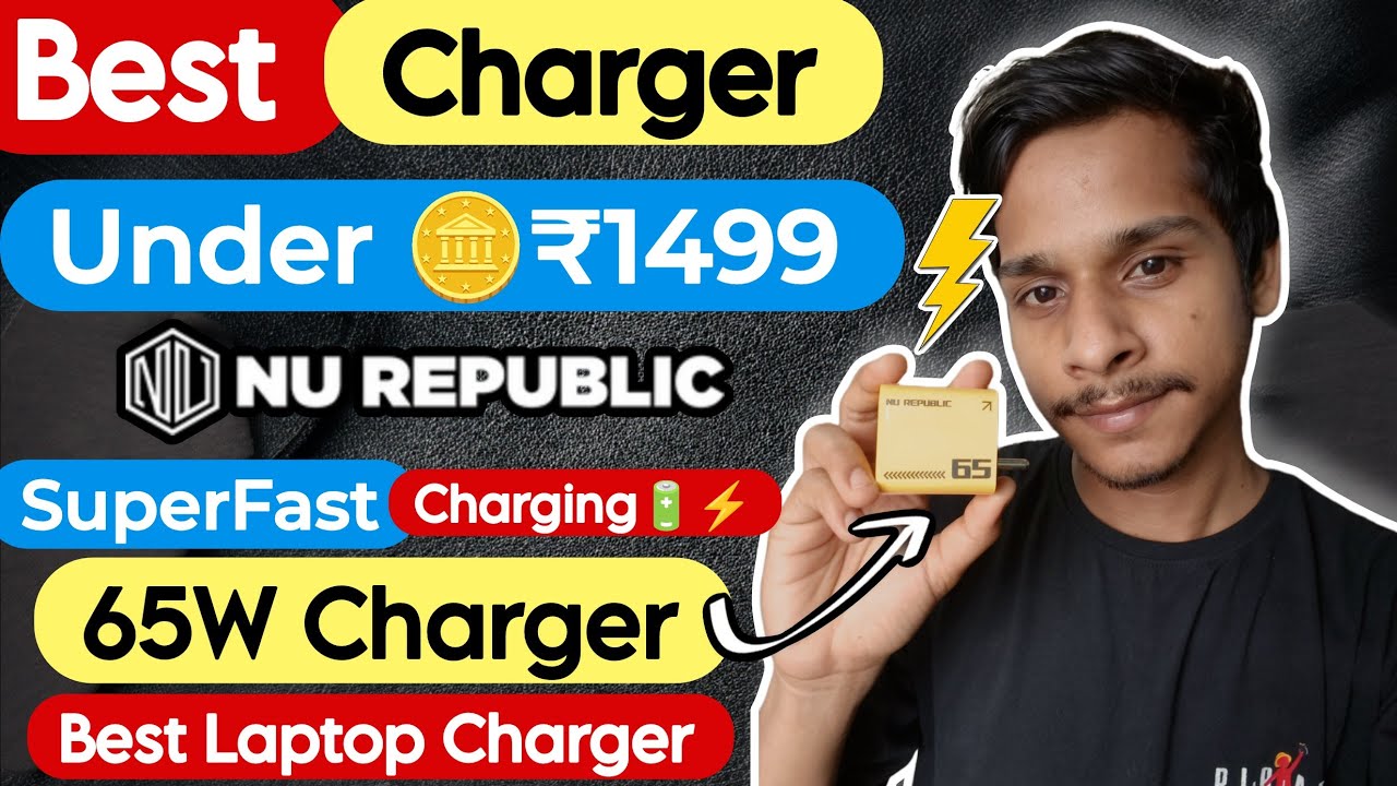 🔋Nu Republic Cybotron 65W⚡|| Superfast Wall Charger || Powerblitz ...