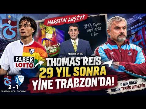 Thomas Reis 29 Yıl Önce Futbolcu Olarak Trabzon’da! | 1997 Trabzonspor 2-1 Bochum | Maraton Arşivi