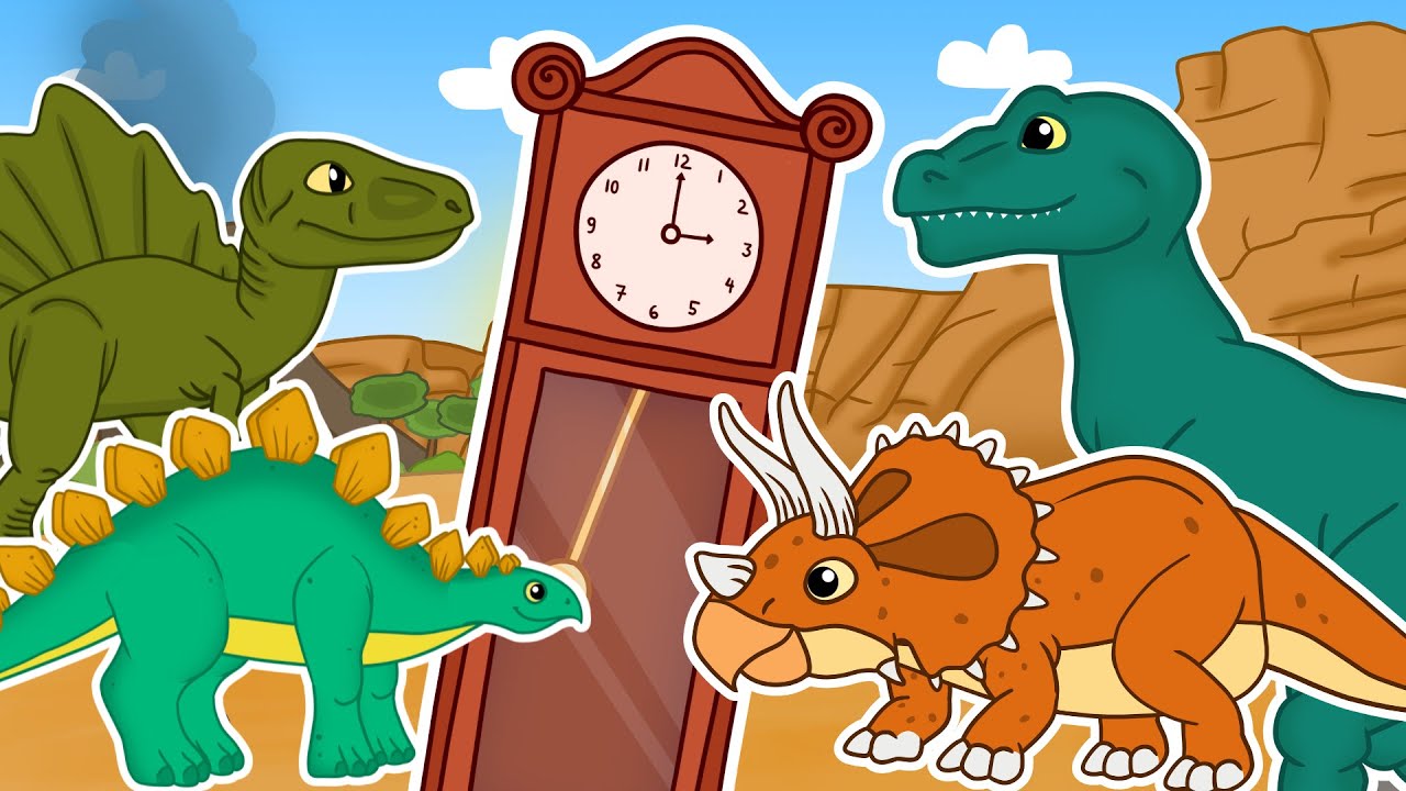 Dinosaurs Hickory Dickory Dock! Learn and Sing-Along with Dinosaurs ...