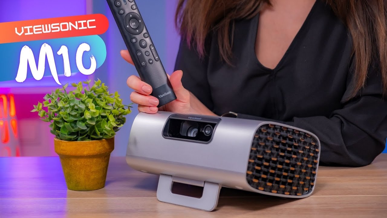 Viewsonic M10 - RGB Laser: Videoproiector pentru cinema acasă - YouTube
