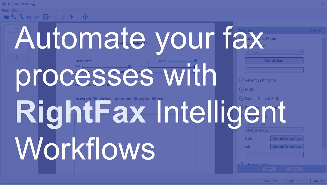 Automate your fax processes with RightFax Intelligent Workflows - YouTube