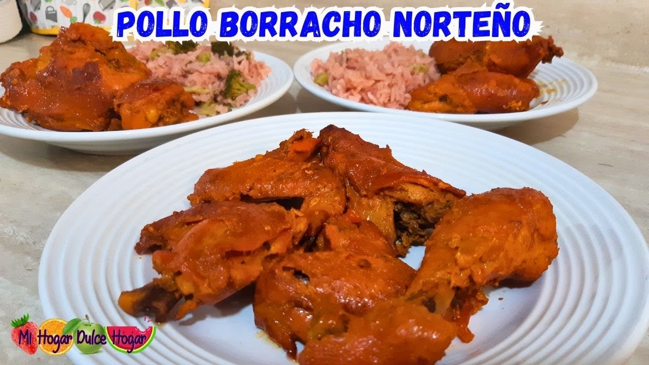 POLLO BORRACHO NORTEÑO con solo 3 Ingredientes #mihogardulcehogar # ...