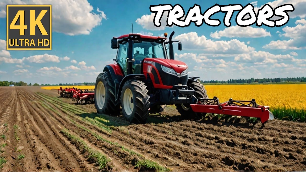 Tractors in 4K HDR 60 fps (Full UltraHD) - YouTube