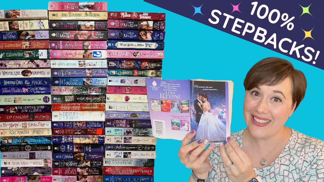 Used Historical Romance Book Haul ️ More than 60 Stepbacks! - YouTube
