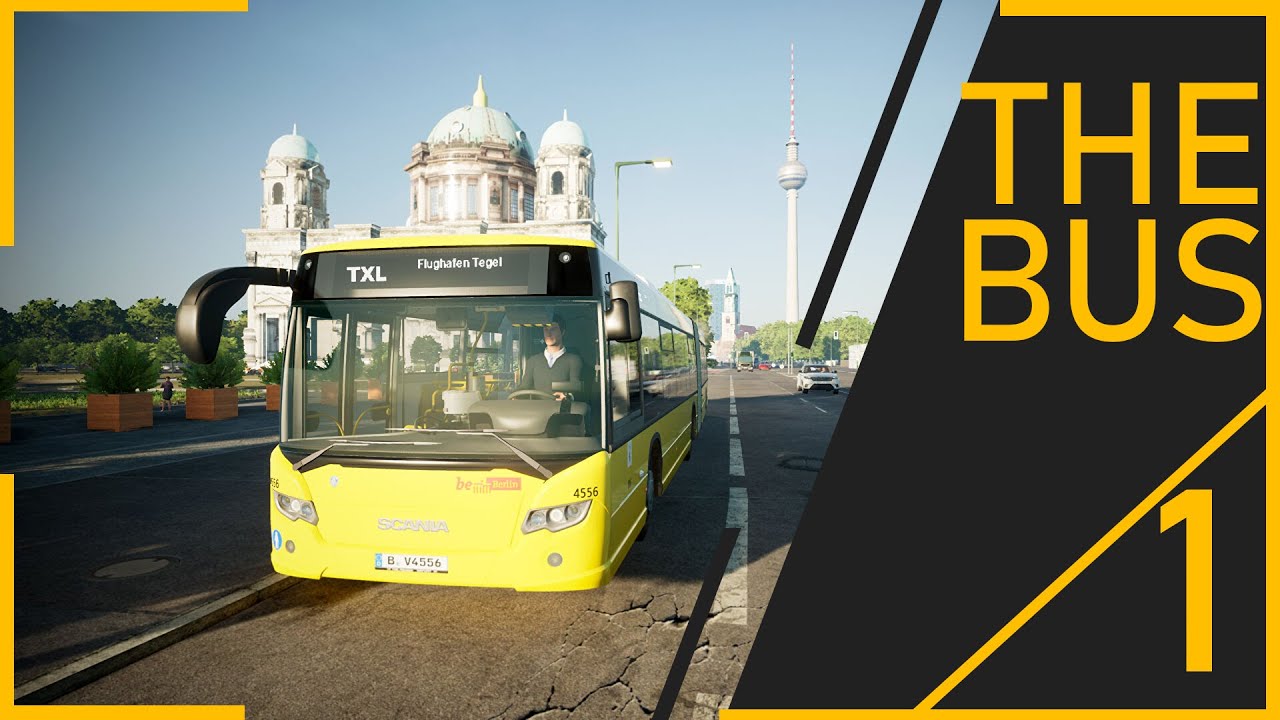 The Bus #1 Entlang der Linie TXL bis zur Turmstraße | Bus Bahn ...